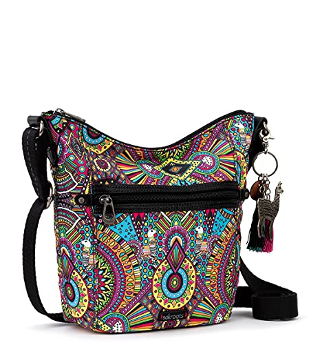 Sakroots womens Eco-twill Eco Twill Sequoia Small Crossbody, Rainbow Wanderlust, One Size US