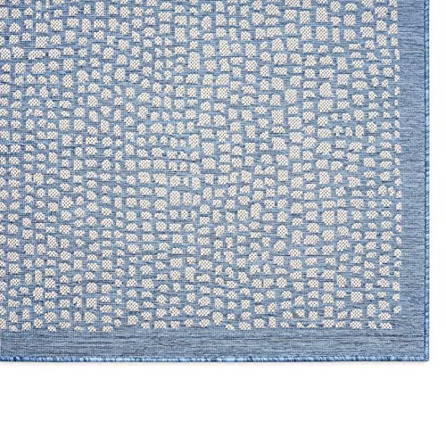 Tommy Bahama Marlin Transitional Indoor/Outdoor Area Rug, Blue, 7'10"x10'2"