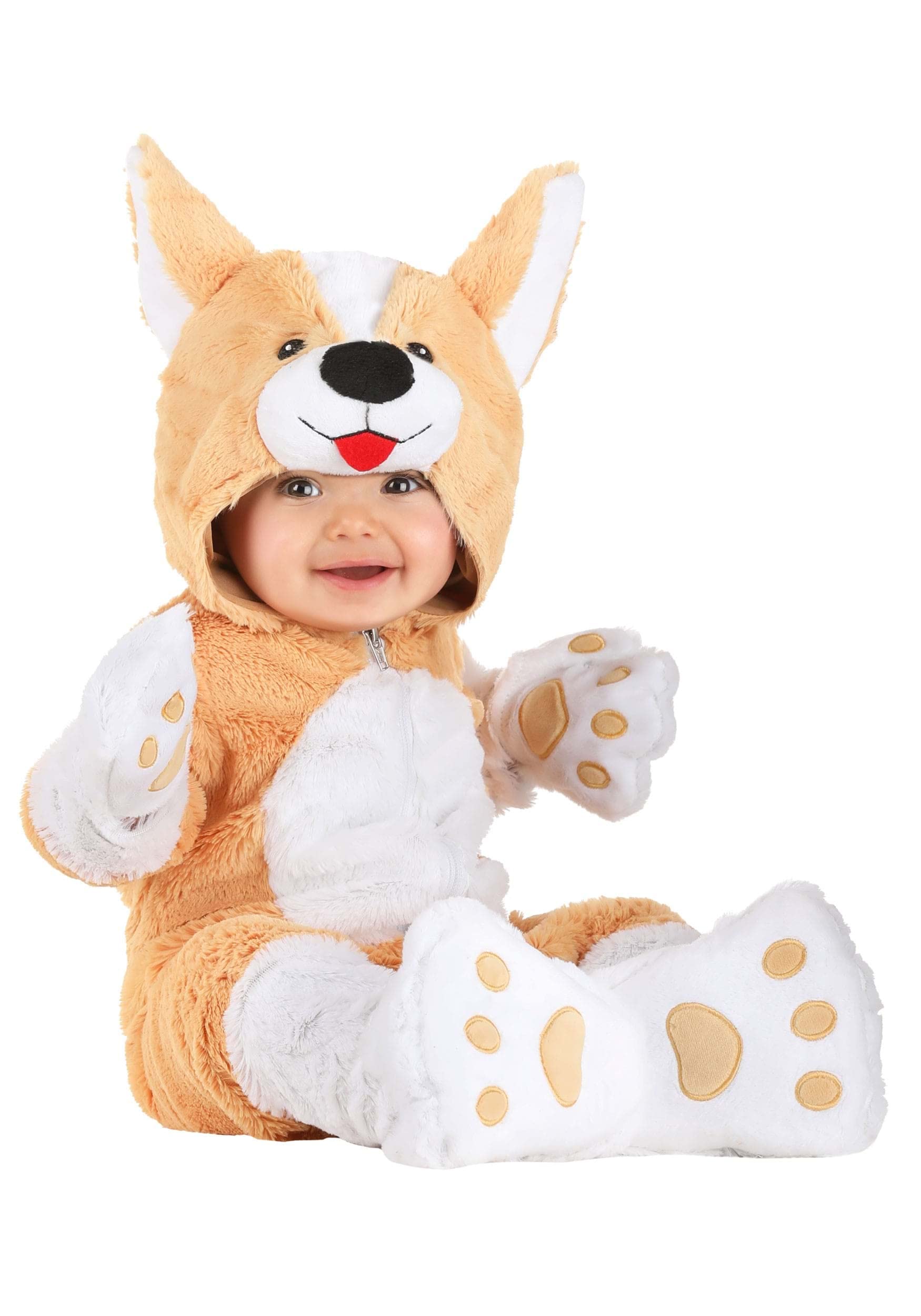 Fun Costumes Infant Plush Corgi Costume - 0/3mo