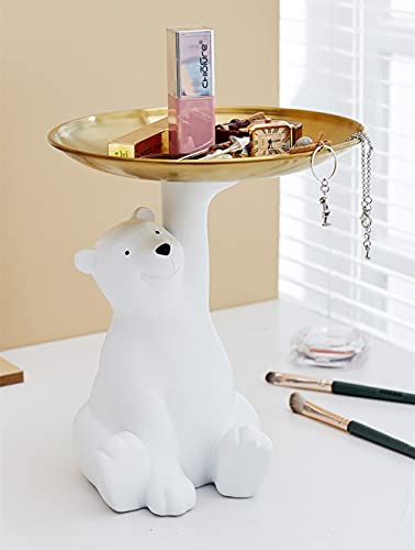 Key Tray for Entryway Table,Jewelry Tray,Cosmetic Storage Tray,Multi-Purpose Decorative Storage Tray for Bedroom and Living Room
