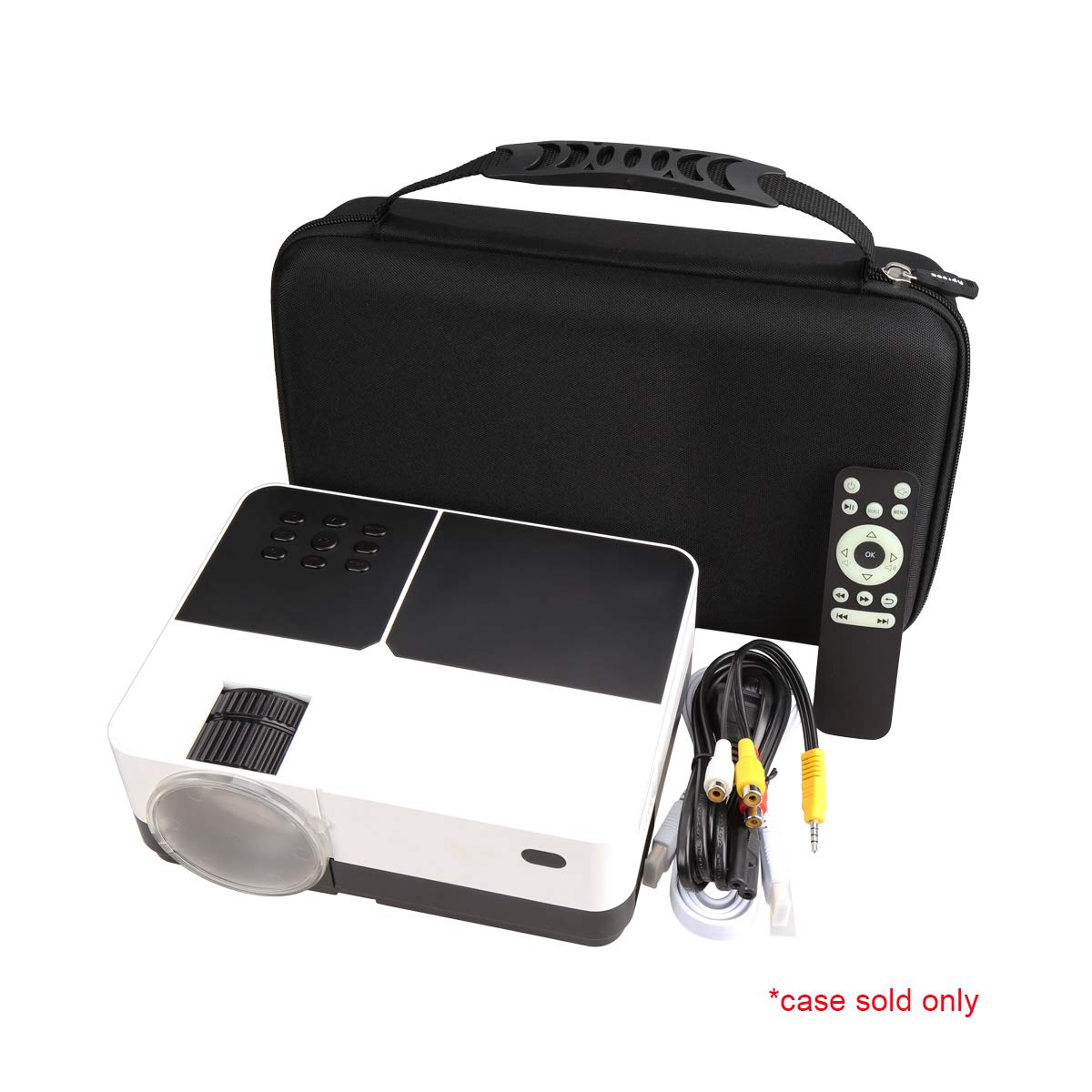 Aproca Hard Travel Storage Carrying Case Bag Fit Wsky 2019 Newest LCD LED Outdoor Portable Home Theater Video Projector
