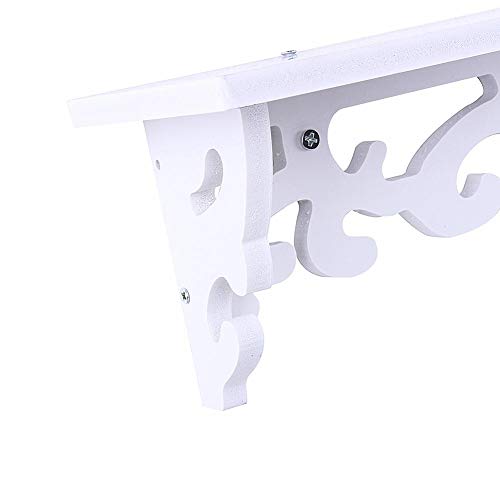 Cocoarm Wall Mounted Floating Shelves, Wall Shelf Floating Rack Floating Storage Rack Home Decor for Room Kitchen Office Bedroom Living Room Bathroom