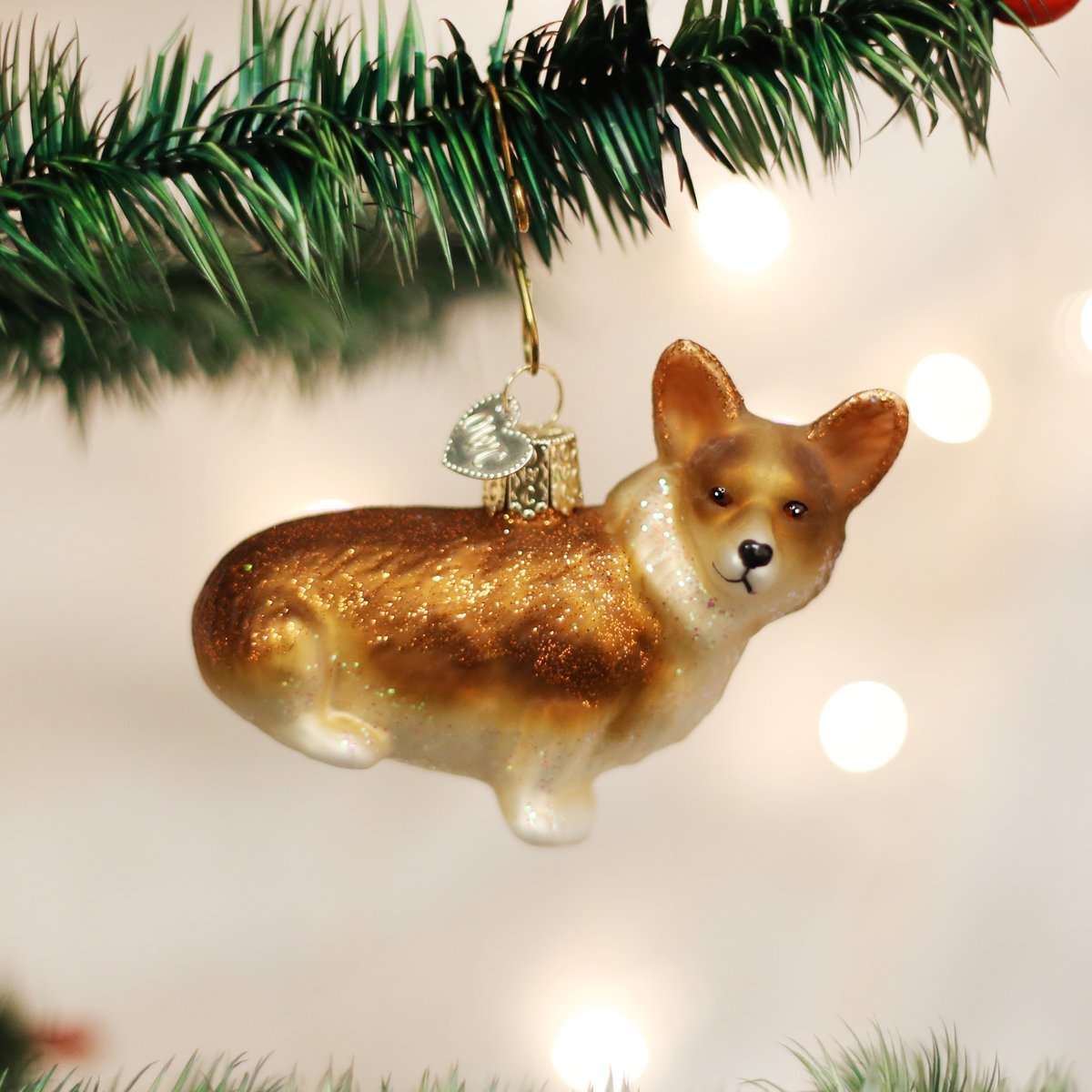 Old World Christmas Ornaments: Dog Collection Glass Blown Ornaments for Christmas Tree, Pembroke Welsh