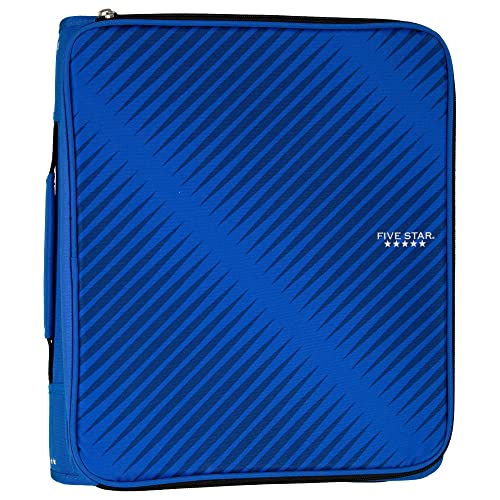 Five Star® Multi-Access Zipper Binder, 8 1/2" x 11", 2" Rings, Assorted Cover Colors
