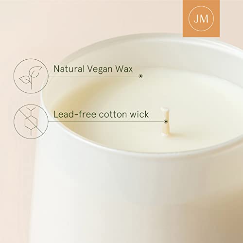 LA JOLIE MUSE Vanilla Candles for Home Scented, Natural Soy Candles, Luxury Glass Jar Candles,75 Hours Long Burning Candles, 12.3 Oz