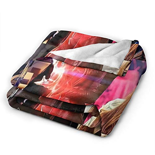Elizabeth Olsen Wanda Maximoff Soft and Comfortable Wool Fleece Throw Blankets Yoga Blanket Beach Blanket Suitable for Home and Tourist Camping