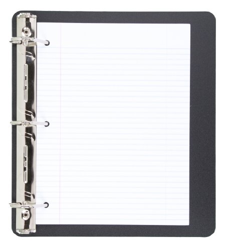Mead 1-1/2Inch Zipper Binder, 3 Ring Binder, Heavy Duty, PRO Platinum, Red/Black (72860)