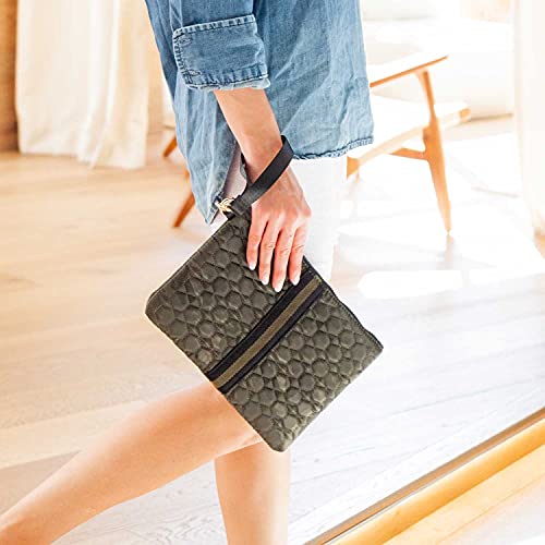FLYTE Emma Bag | Travel Quilted Clutch | Camo