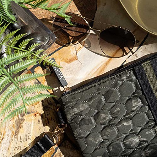 FLYTE Emma Bag | Travel Quilted Clutch | Camo