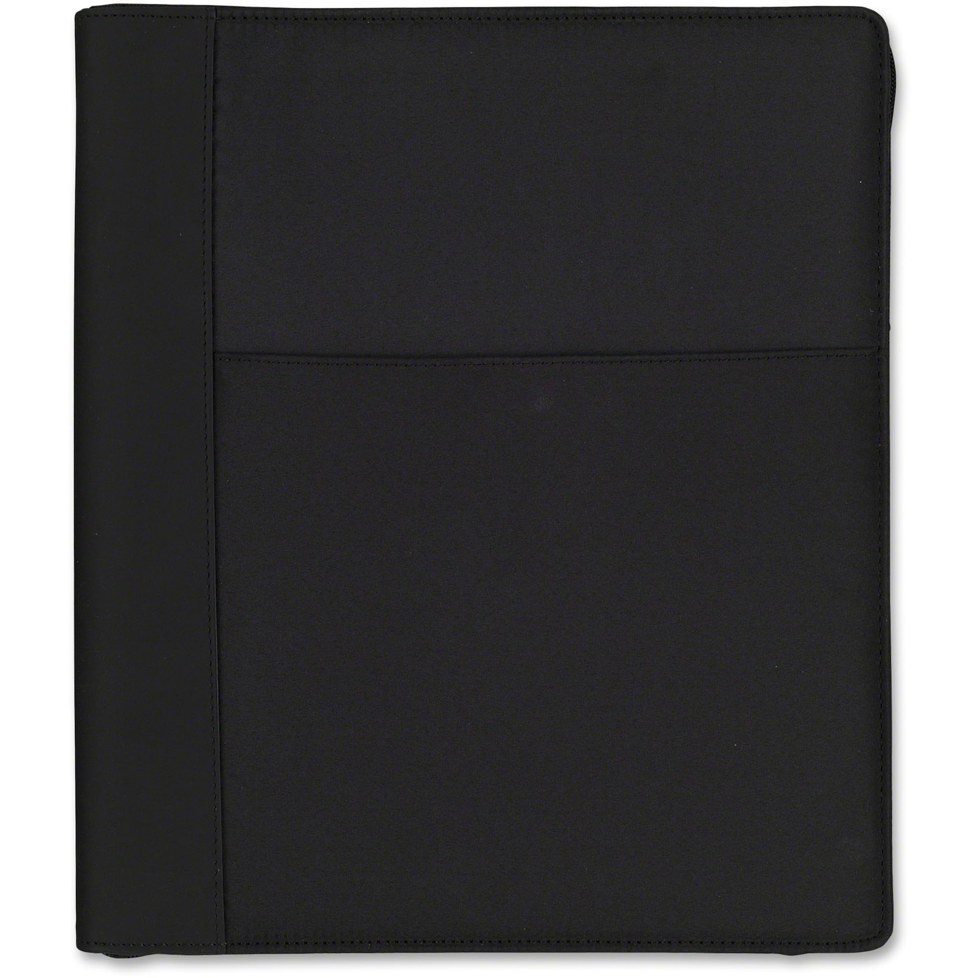 " Mead - Cambridge City Zipper Binder, Microfiber, 12.75"" x 11"", (Assorted Colors)", black