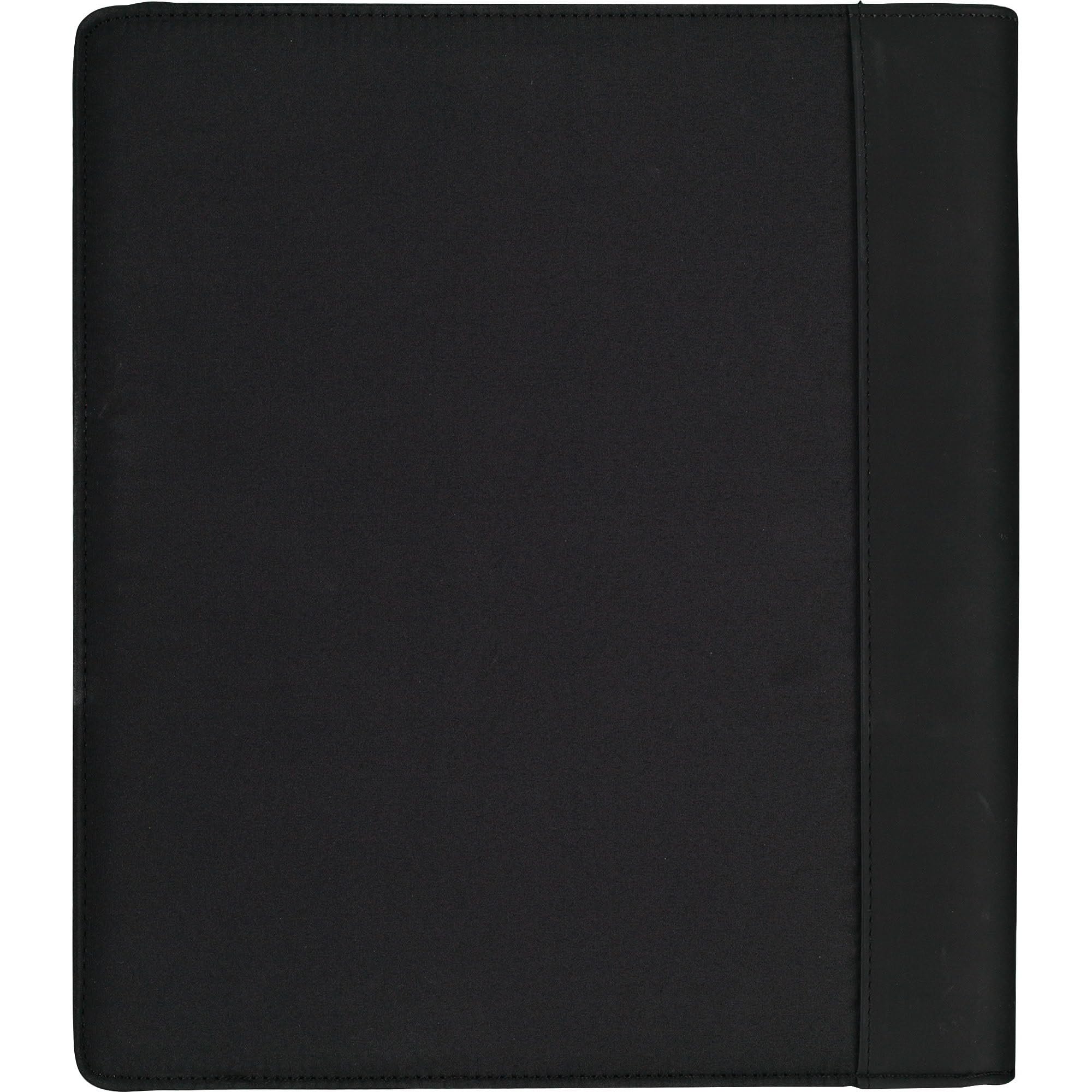 " Mead - Cambridge City Zipper Binder, Microfiber, 12.75"" x 11"", (Assorted Colors)", black
