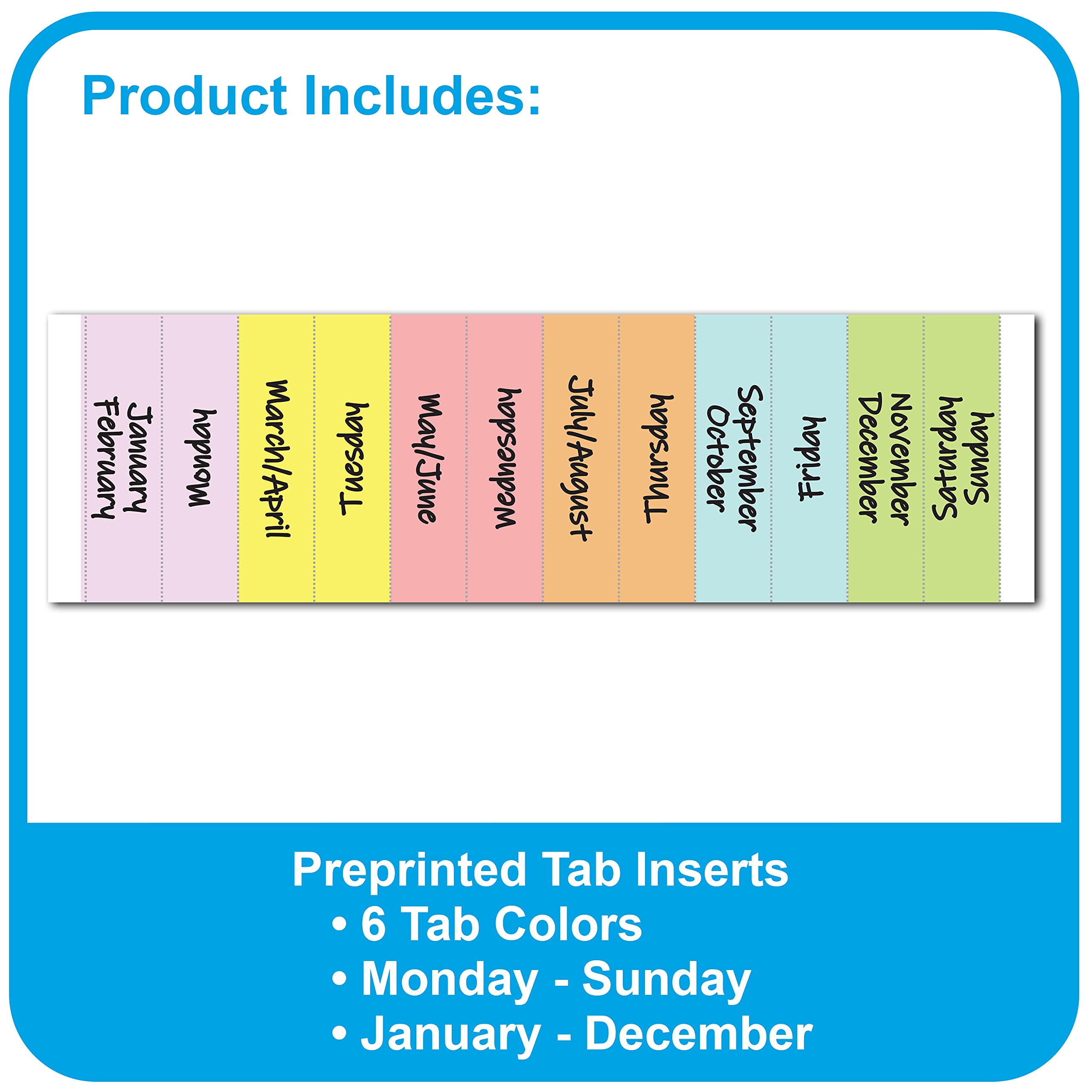 C-Line Expanding File Zippered Binder, Blue, 2" x 11" x 13 1/2"