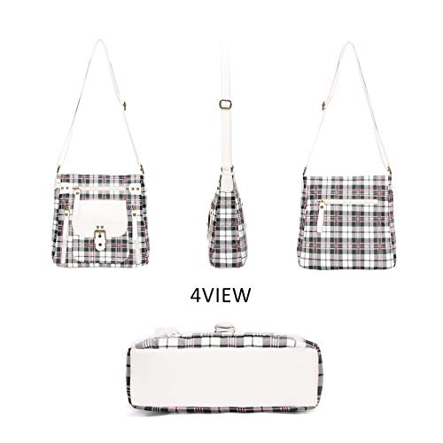 KL928 Crossbody Bags for Women Shoulder Purses and Handbags, L-white