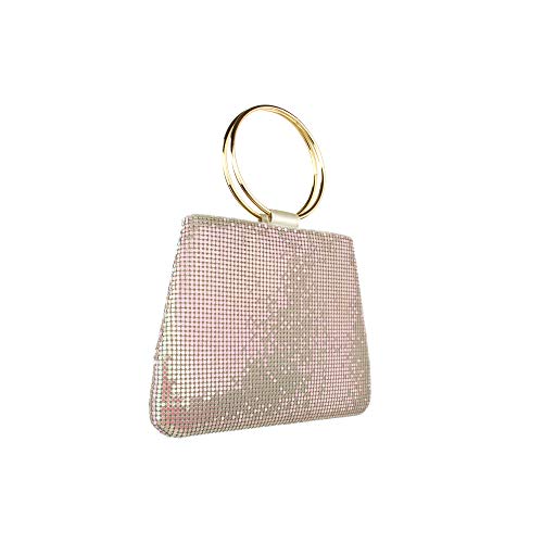 Olivia Miller Women's Rhinestone Crystal Bling Evening Sparkle Prom Formal Bag