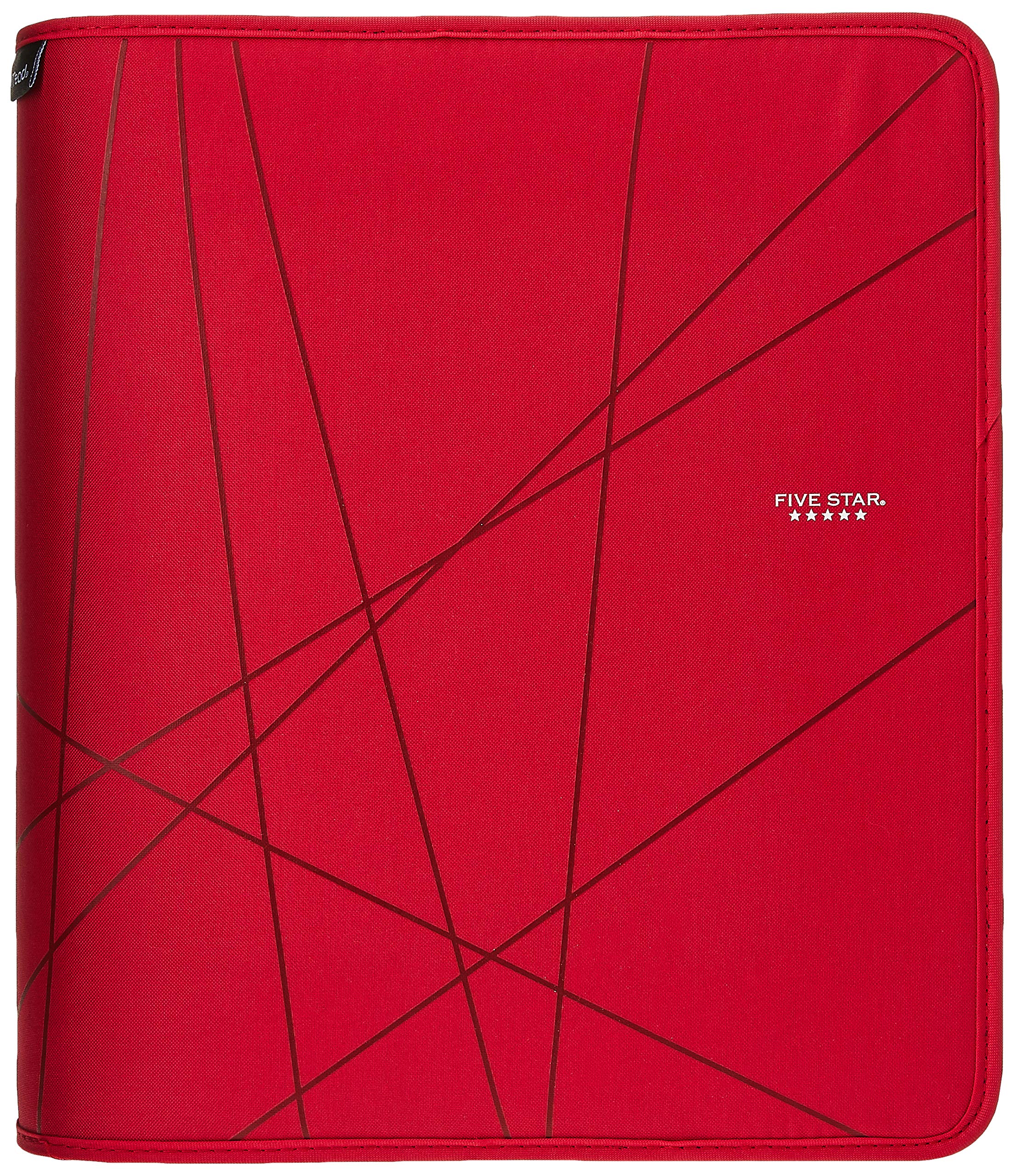 Five Star First Gear Zipper Binder, 1-1/2 Inch 3 Ring Binder, 8-1/2" x 11", Color Selected For You, 1 Count (29058)