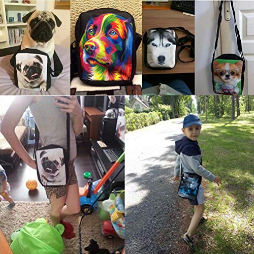 AFPANQZ Personalized Small Cross Body Purse Customized Messenger Bags Travel Casual Shoulder Bag Sling Tote for Kids Women Custom Design POD Print On Demand Your Image