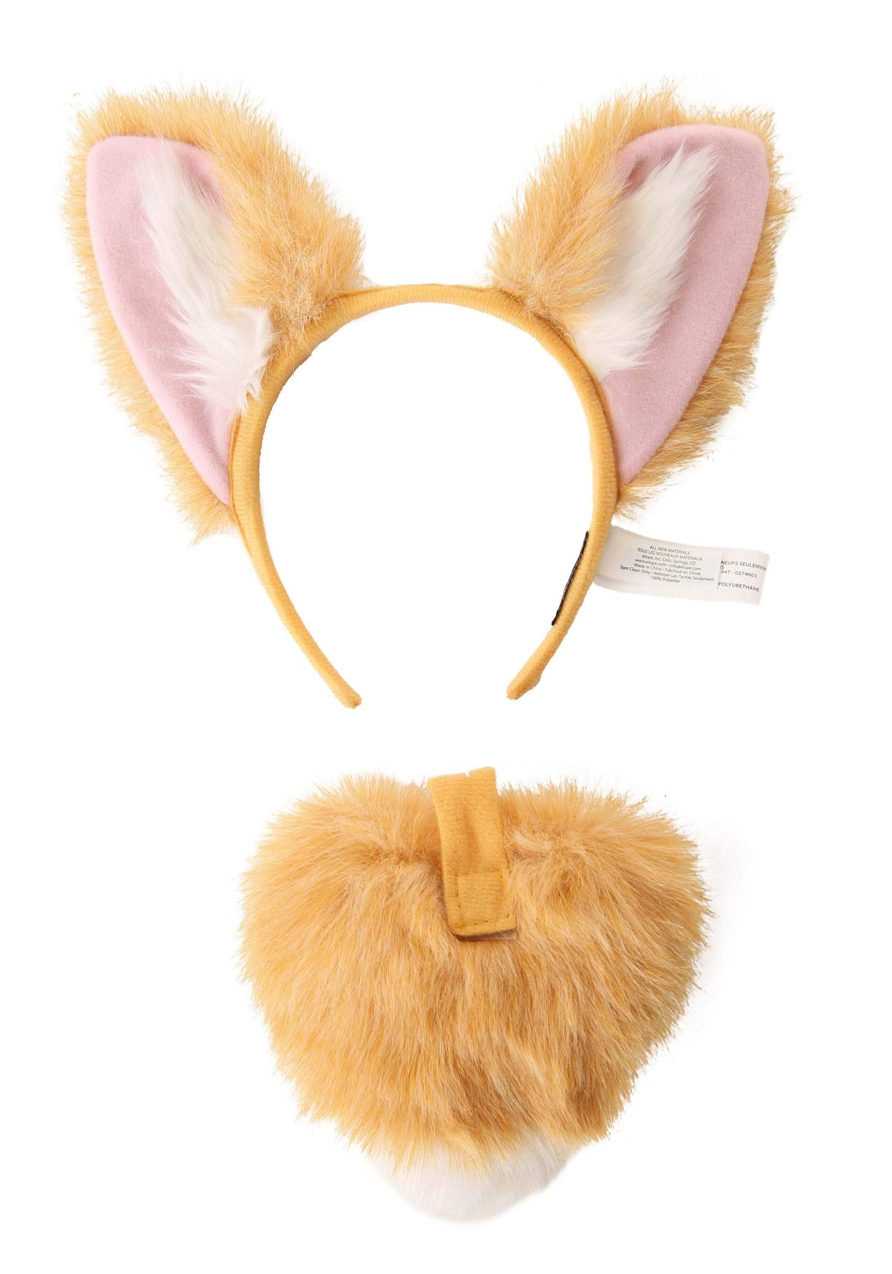 elope Corgi Ears Headband and Tail Kit Standard