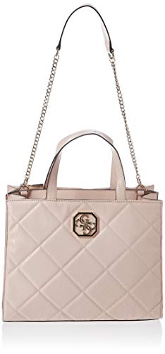 GUESS womens Dilla Elite Society Satchel, Blush, One Size US