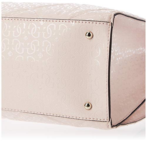 GUESS womens Dilla Elite Society Satchel, Blush, One Size US
