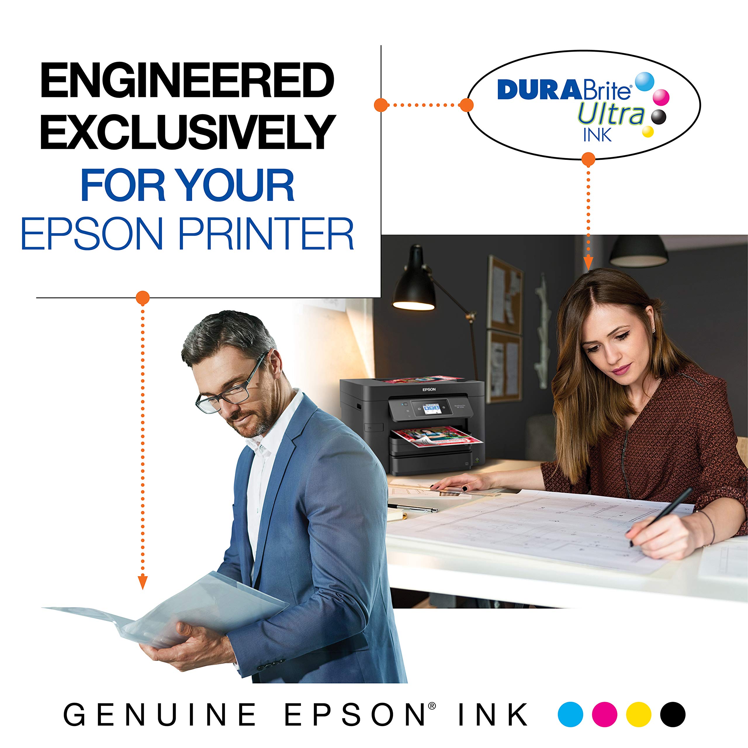 EPSON T127 DURABrite Ultra Ink Standard Capacity Color Combo Pack (T127520) for Select Epson Stylus and Workforce Printers