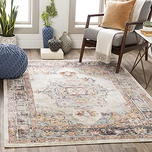 Artistic Weavers Solk Vintage Medallion Area Rug,7'10" x 10'3",Khaki