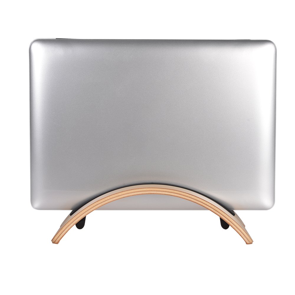Docooler Samdi Natural Original Simple Wood Vertical Tablet Laptop iPad Desktop Stand Holder Display Stander for Apple MacBook Pro