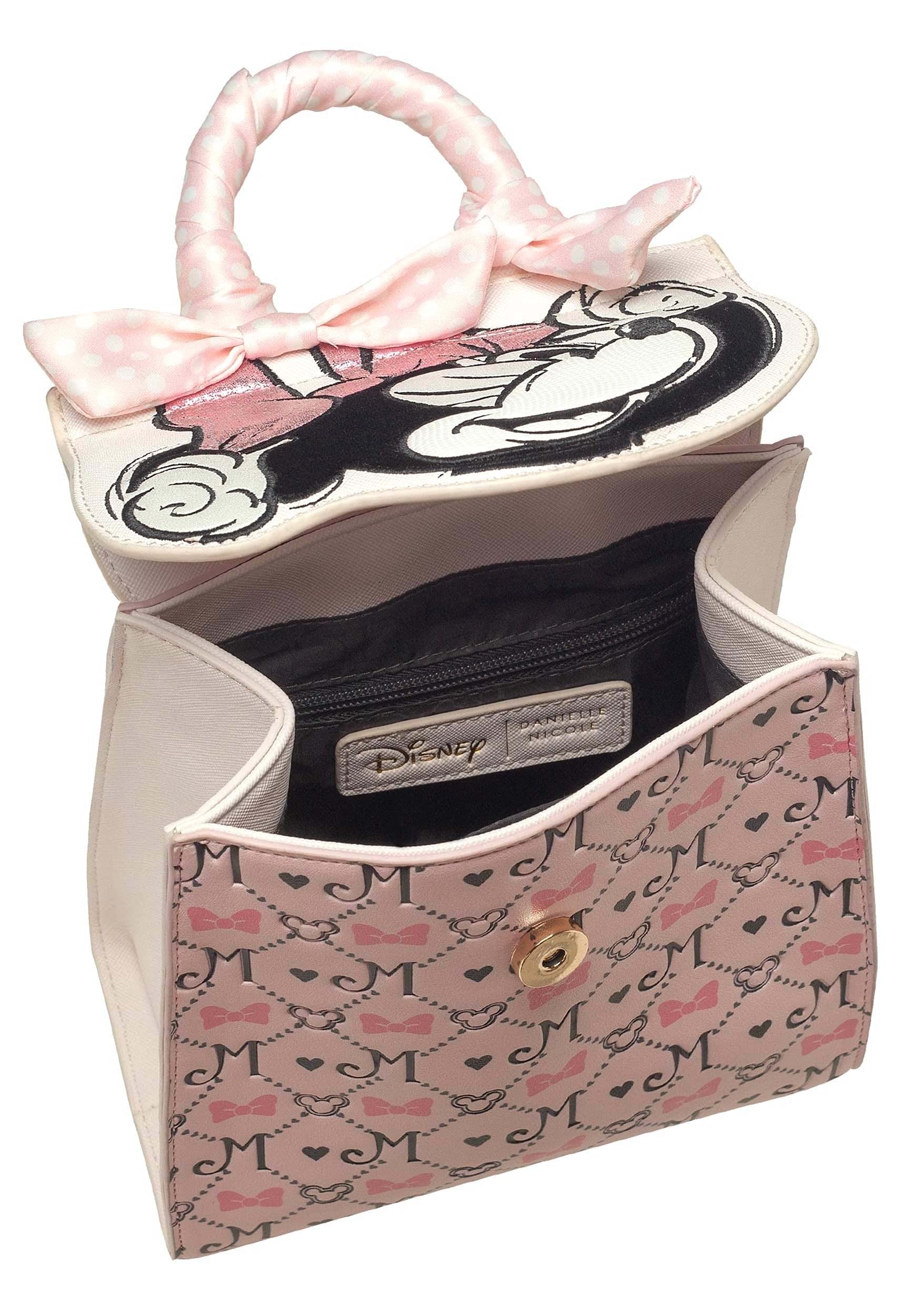 Danielle Nicole Minnie Mouse Monogram Backpack Standard, Pink