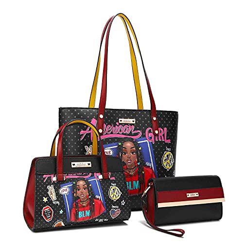Nikky American Girl Shopper Bag 3 Pc Set