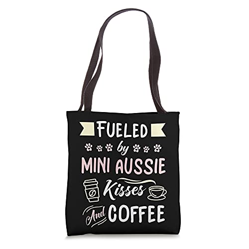 Mini Aussie Mom Australian Shepherd Dog Coffee Lover Tote Bag