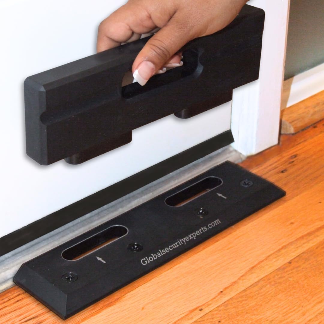 OnGUARD Security Door Brace | Door Barricade | Prevents Home Invasions, Burglaries & looters | OnGARD Withstands up to 3000 Lbs of Violent Force | French Door Security |