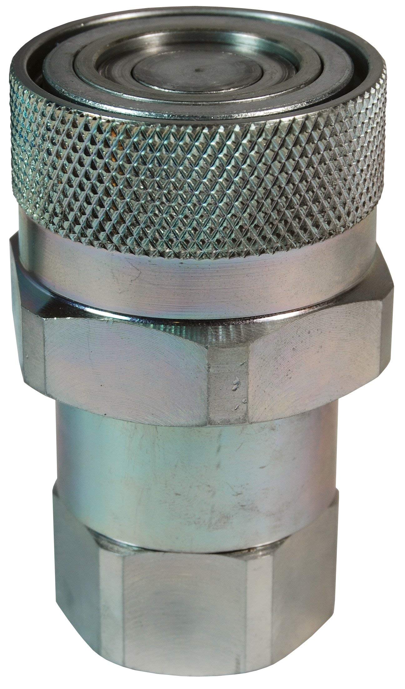 Dixon 6VEPF6 3/4" Flush Face VEP Coupler x 3/4" -14 Fem NPTF, 0.75" ID, Steel