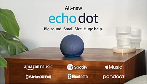 All-New Echo Dot (5th Gen, 2022 release) | Smart speaker with Alexa | Deep Sea Blue