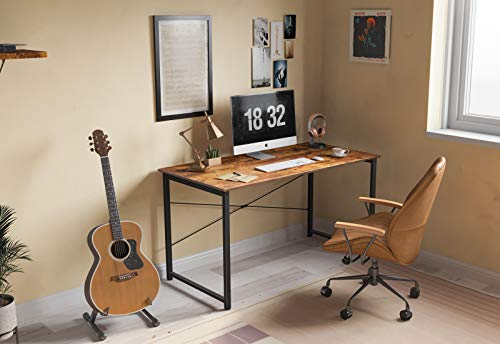 CubiCubi Computer Desk 40" Home Office Laptop Desk Study Writing Table, Modern Simple Style, Brown