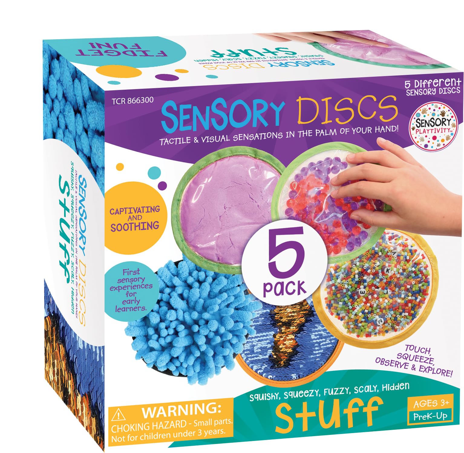 Sensory Playtivity Sensory Discs, Set of 5