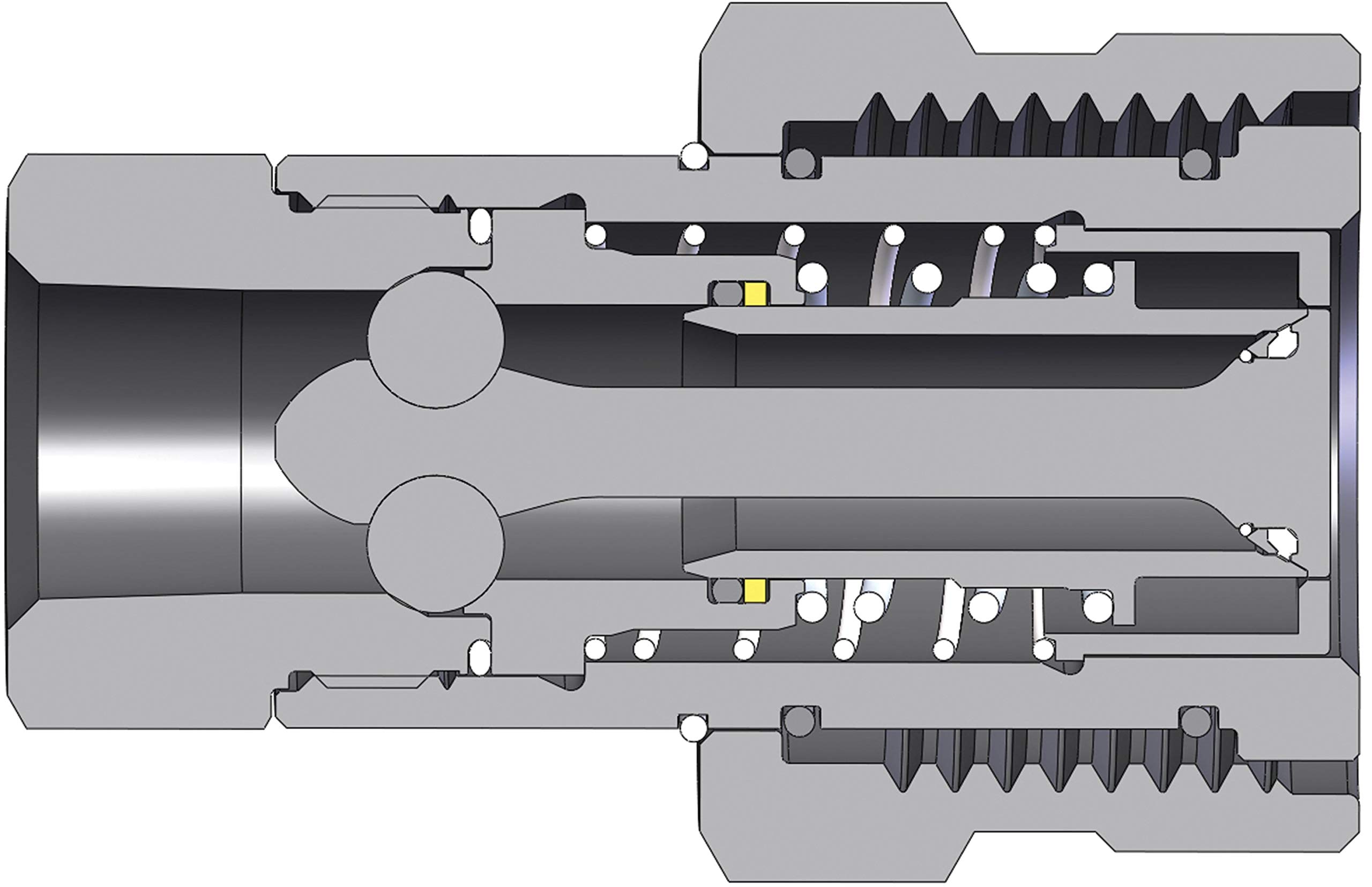 Dixon 3/8" VEP COUPLER, 3/4"-16 ORB 200848-3-4 (1560906C)