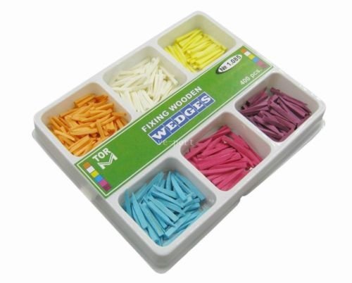 Dental Fixing Wooden Wedges For Dental Restoration Full Set 400pcs No.1.085 VEP