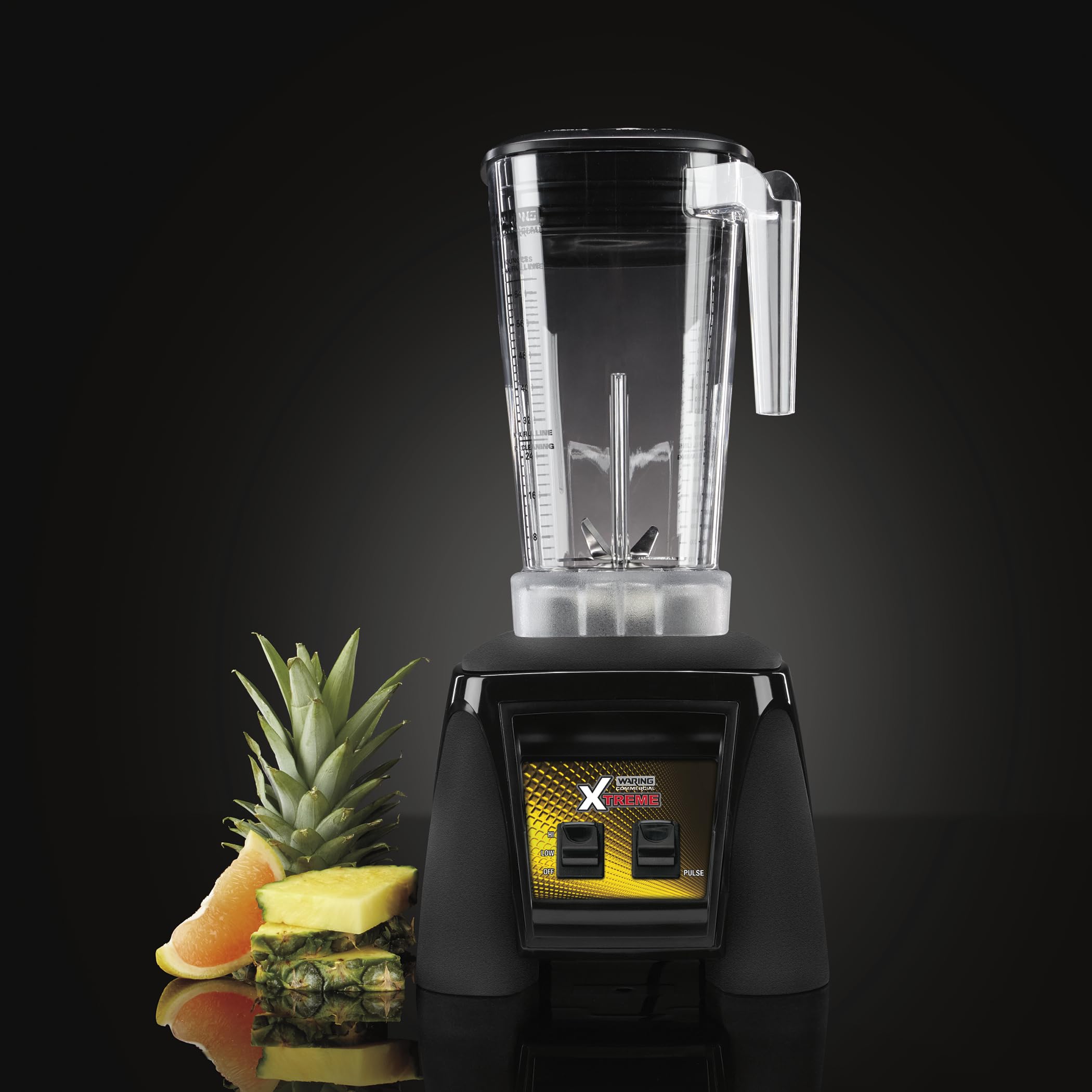 Waring Commercial MX1000XTX 3.5 HP Blender with Paddle Switches, Pulse Feature and a 64 oz. BPA Free Copolyester Container, 120V, 5-15 Phase Plug
