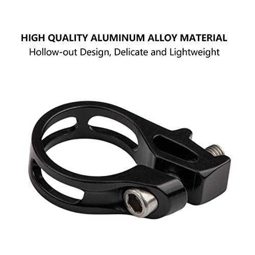 2 Pcs Aluminum Bicycle Shift Clip | Road Bikes Toggles Adapter Gear Holder for Bikers, Rider Men | Aluminum Alloy Front Gear Adapter Clips for MTB Road Bike