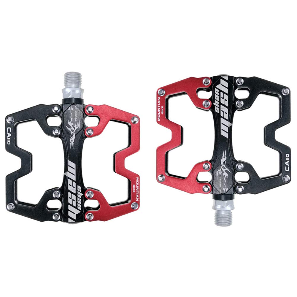 Bike Pedals Metal Flat Pedals Fooker Pedals Pedals For Road Bike Bike Pedals Pedals For Mountain Bike Bicycle Pedals Mtb Pedals Pedal Pedals Mountain Bike Pedals Metal Pedals red,free size