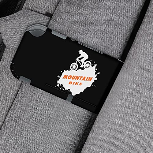 Mountain Bike MTB Compatible with Switch/Switch Lite Console Joy-Con Dock Sticker Skin Full Set Printed Pattern Cover for Switch Lite