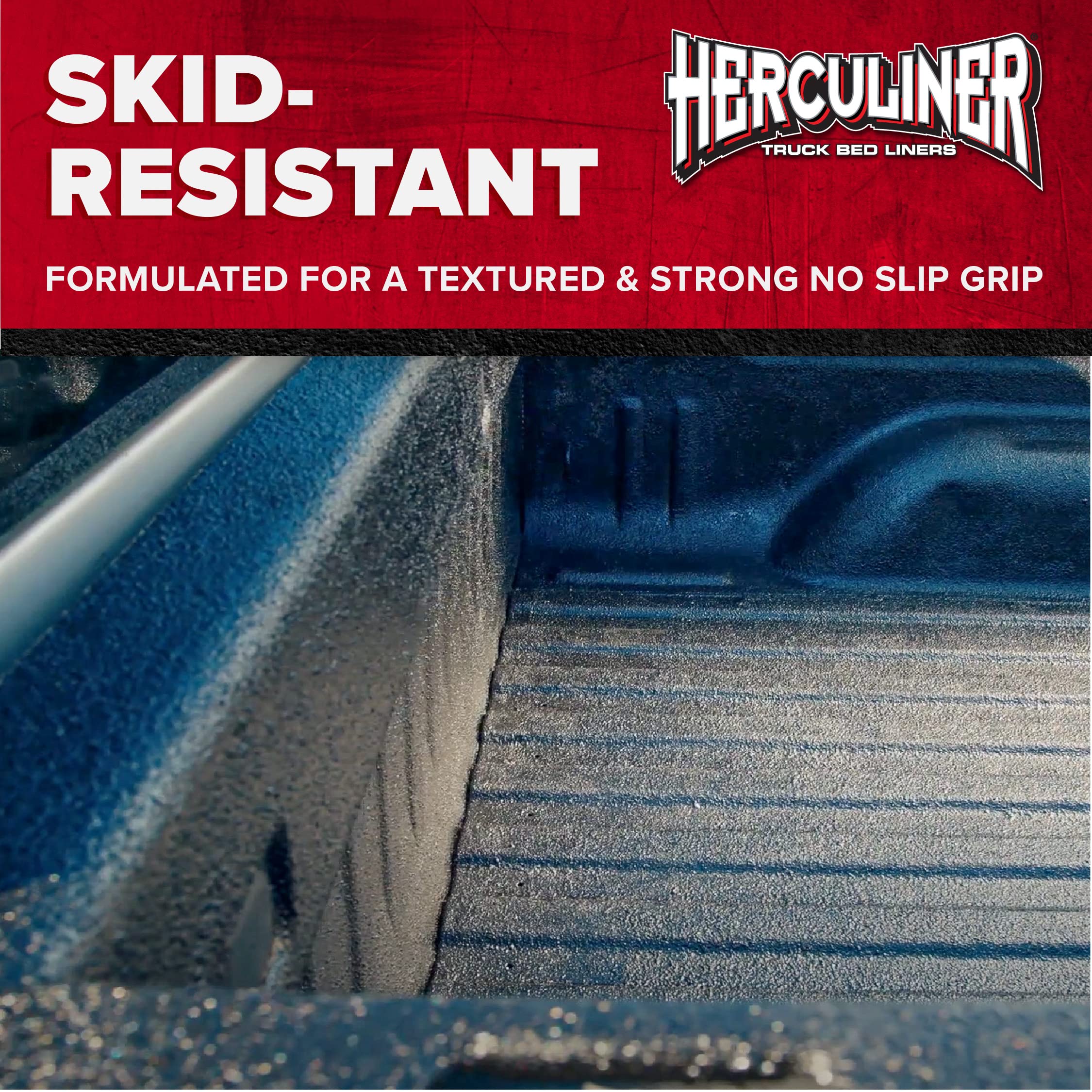 HERCULINER Black 6 Foot Truck Bed Roll on Bedliner Kit
