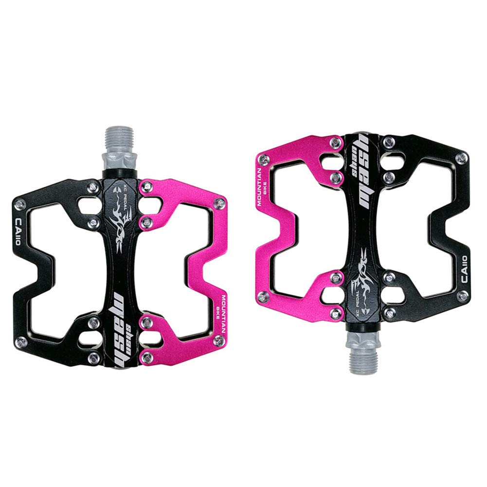 Bike Pedals Metal Flat Pedals Fooker Pedals Pedals For Road Bike Bike Pedals Pedals For Mountain Bike Bicycle Pedals Mtb Pedals Pedal Pedals Mountain Bike Pedals Metal Pedals pink,free size