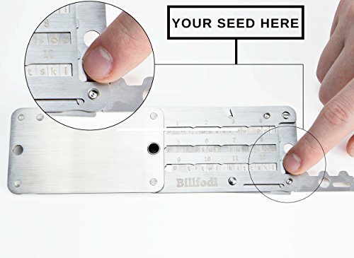 [Bundle] Ledger Nano S + Billfodl Hardware Wallet for Seed Words Backup | The Best Crypto Wallet + Cold Wallet for Crypto Compatible with BIP39 Wallets. Store Your Bitcoin, Ethereum, ERC20 and More