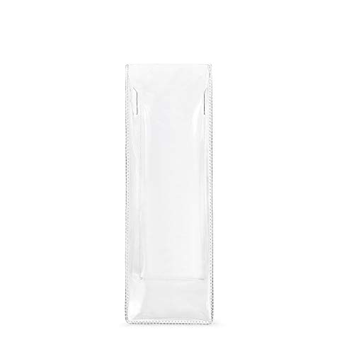 Tiwougel 11.02" Women Tote Bag,Transparent &Waterproof Plastic PVC Purse Handbag Clear-Medium Vertical