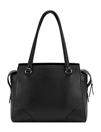 NINE WEST Brooklyn Jet Set Shldr Satchel, Black