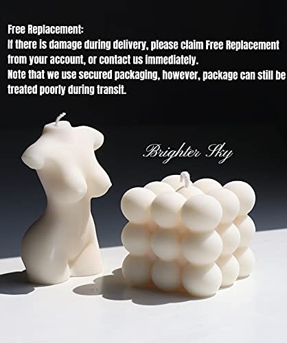 Bubble Candle and Body Candle Set Brighter Sky|Natural Wax|Candle Decor|Gift for Her|Cute Candle|Candle Ideas|Wax Melts|Pillar Candle|Candle Holder|Candle Gift|Decorative Candle|Home Decor