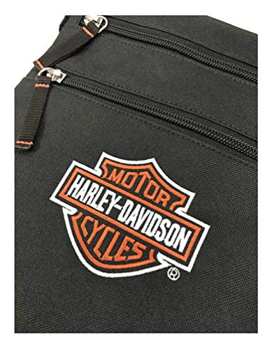 Harley-Davidson Embroidered Bar & Shield Logo Crossbody Purse w/Adjustable Strap