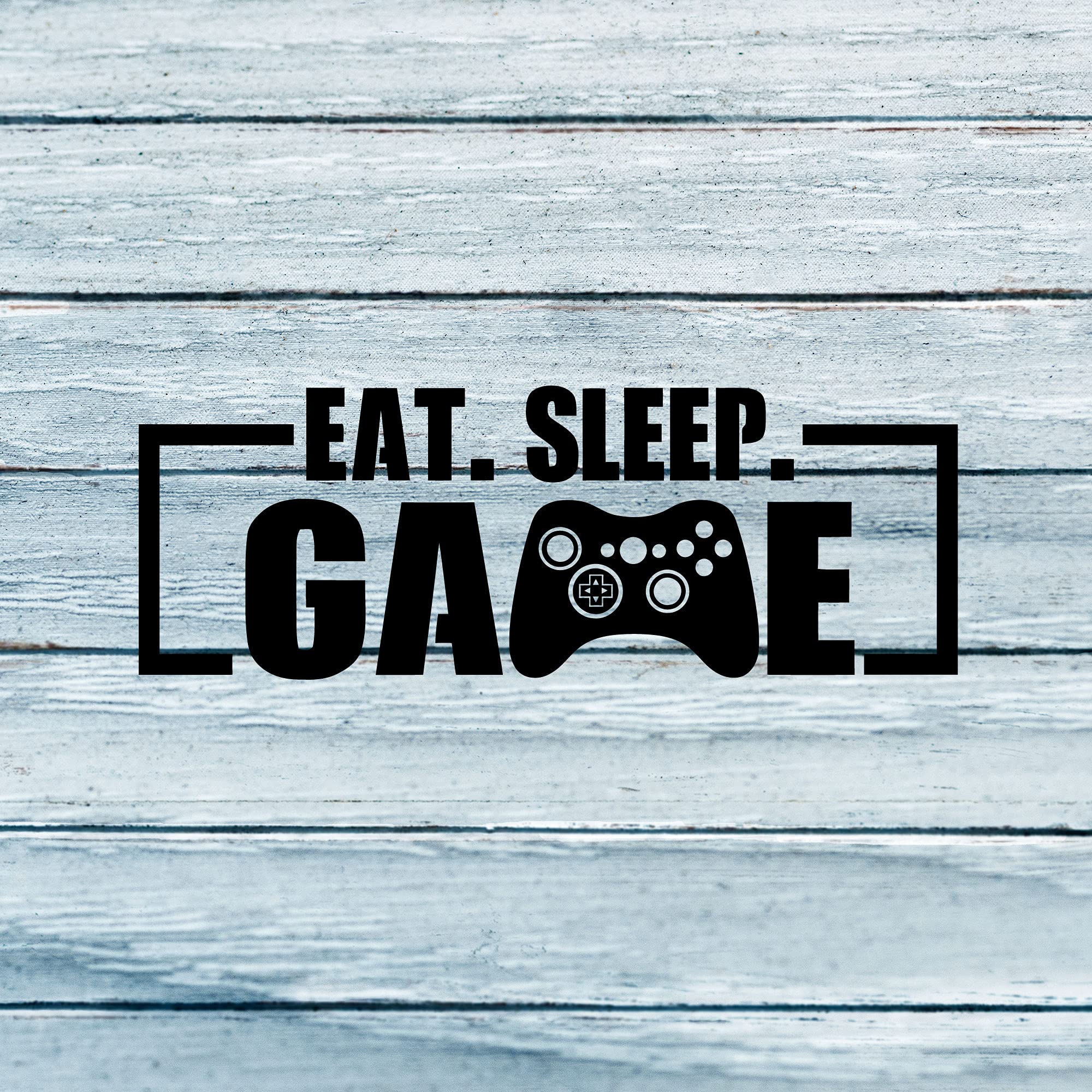 Gaming Wall Sticker - Tumbler Laptop Kitchen Bottle Car Window Home Decor Decoration - Video Game Controller Gamer Gamepad Console Vinyl Decal SMSV946