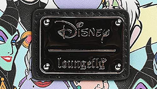 Loungefly Disney Princess and Villains Wallet Zip Around Clutch Faux Leather