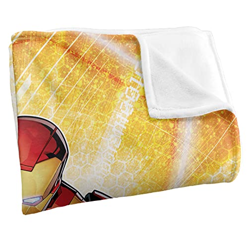 Marvel Iron Man Highly Rendered Silky Touch Super Soft Throw Blanket 50" x 60"